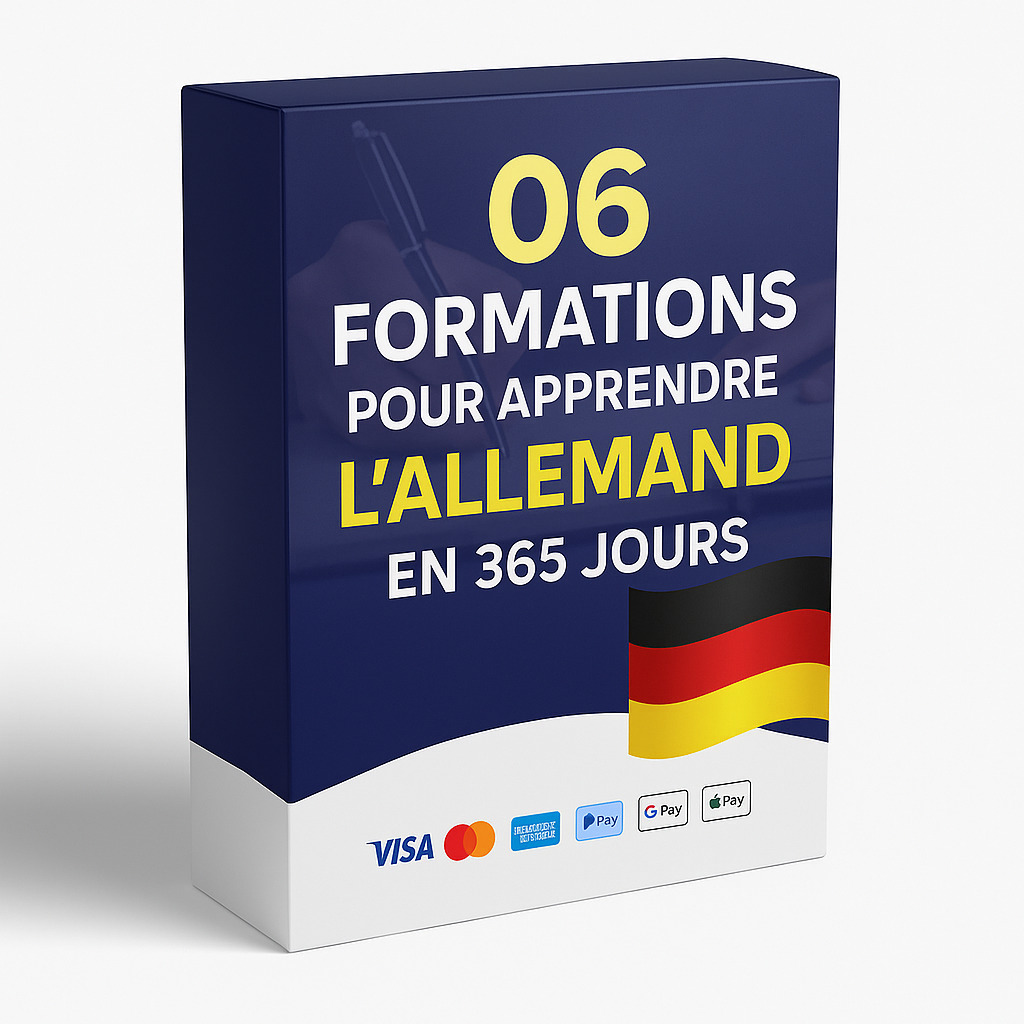 06 FORMATIONS POUR APPRENDRE L’Allemand EN 365 JOURS - BIBLIOTHEQUE PLR